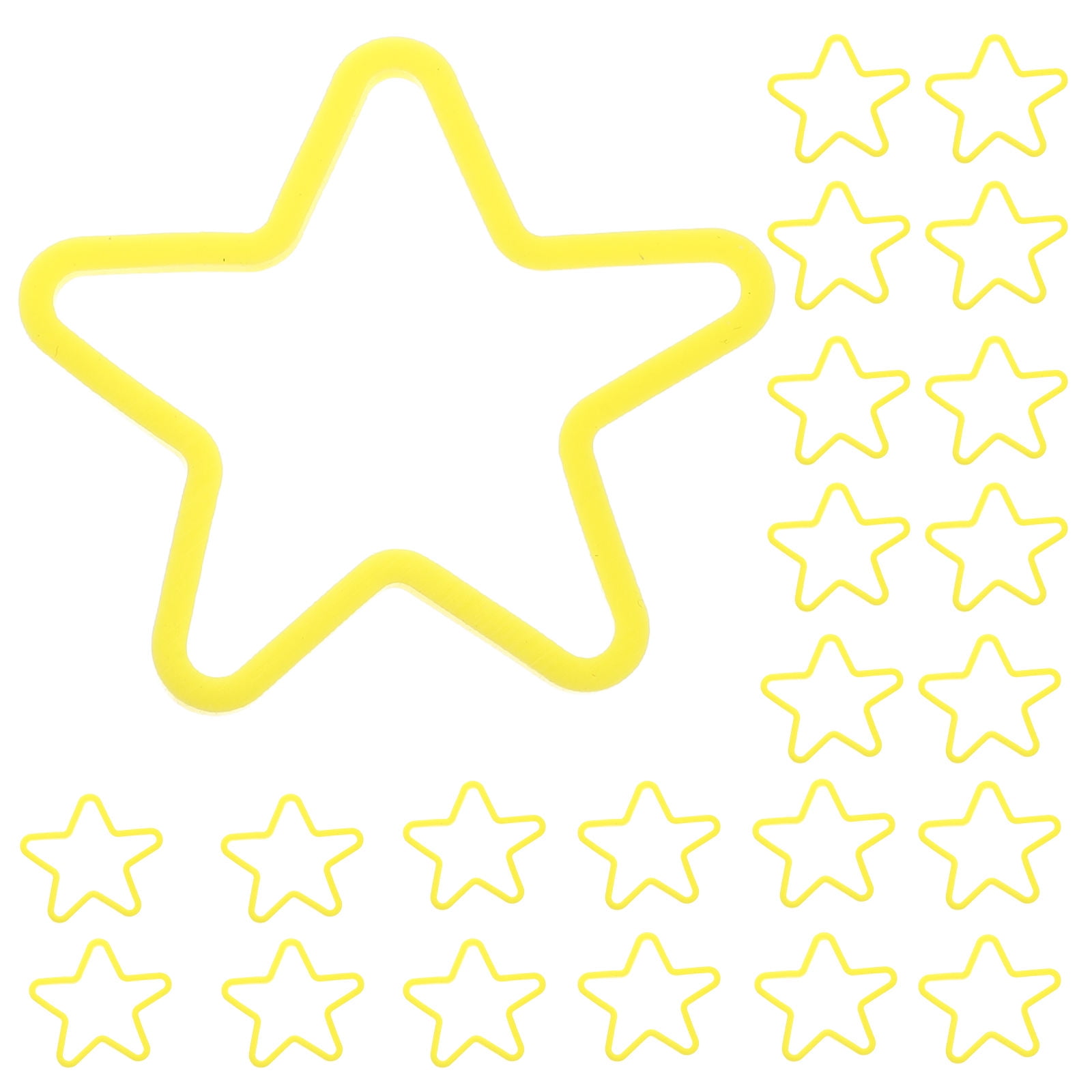 BESTYASH 50Pcs Yellow Magician Rubber Band Prop for Conjuring and Funny ...