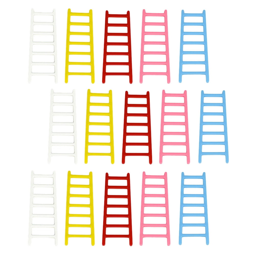 BESTYASH 50pcs Mini Ladder Decor Mini Ladders Assorted Color for Craft ...