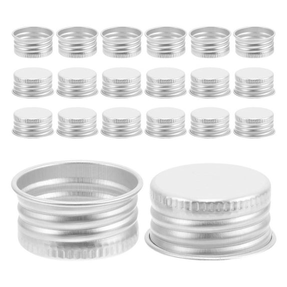 BESTYASH 50pcs Reusable Liquid Container Caps Aluminum Airtight Sealing ...