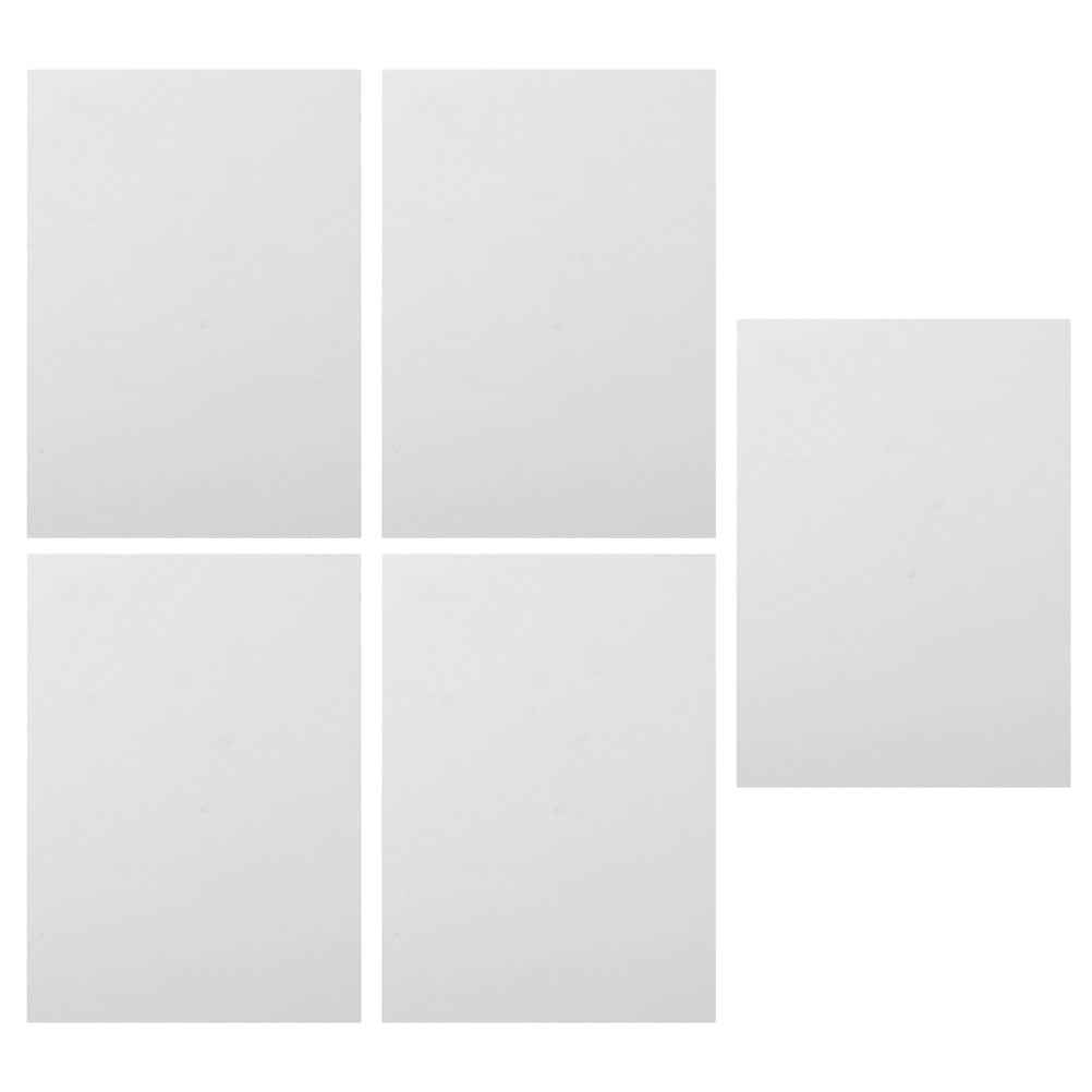 BESTYASH 5Pcs Aluminum Sheets for Sublimation Silver Blanks Photo ...