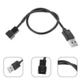 BESTYASH 5Pcs 5V Fan Cable USB to 3Pin Cord Power Adapter Cable for Pc ...