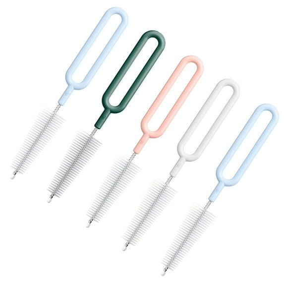 BESTYASH 5Pcs Feeding Bottle Cleaning Brushes Lightweight Durable Nylon ...