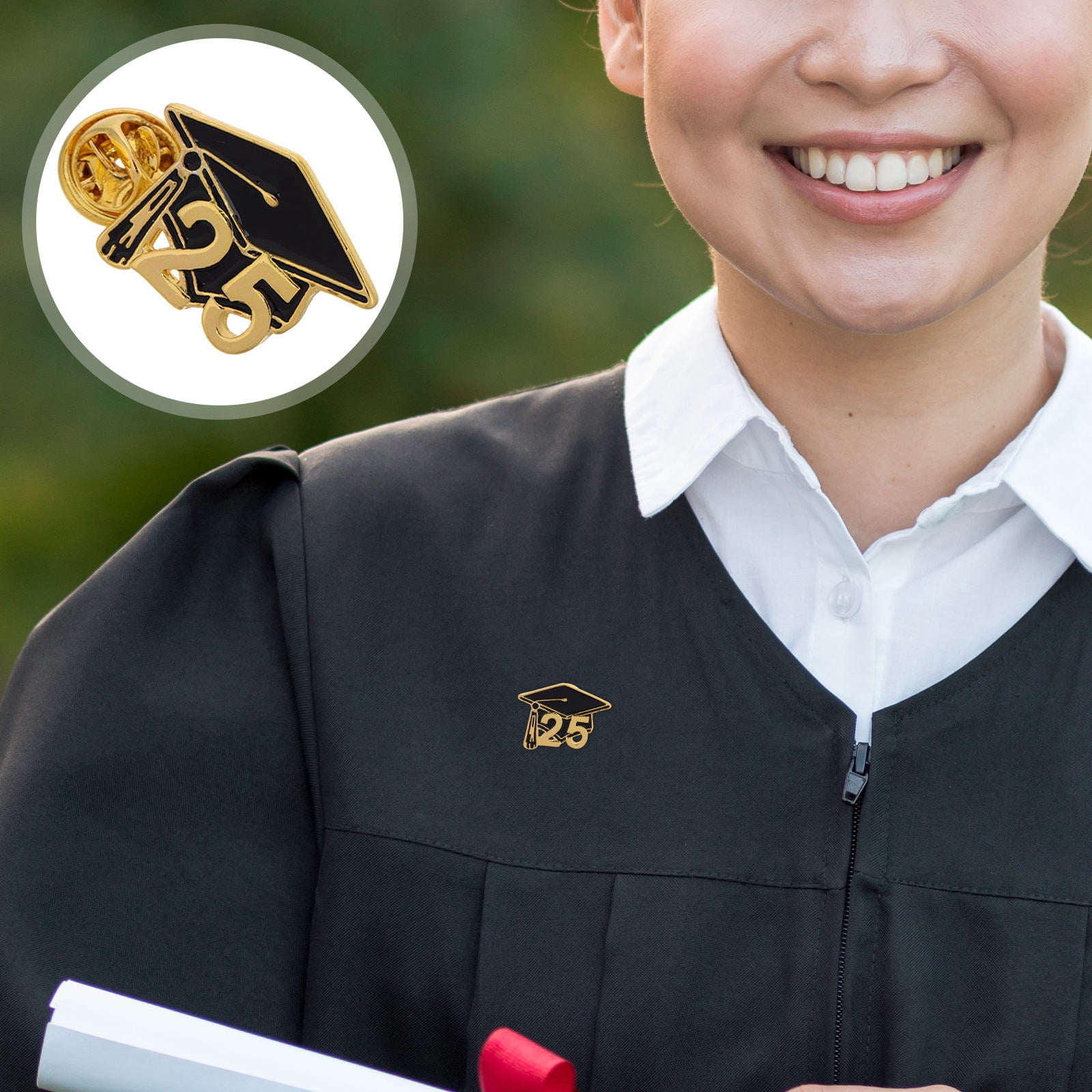 BESTYASH 5Pcs Graduation Lapel Brooch Pins Multi Color Alloy for ...