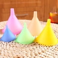 BESTYASH 5Pcs Plastic Small Funnels for Filling Bottles Kitchen Use ...