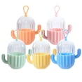 BESTYASH 5Pcs Portable Makeup Sponge Holder Reusable Silicone Cosmetic ...