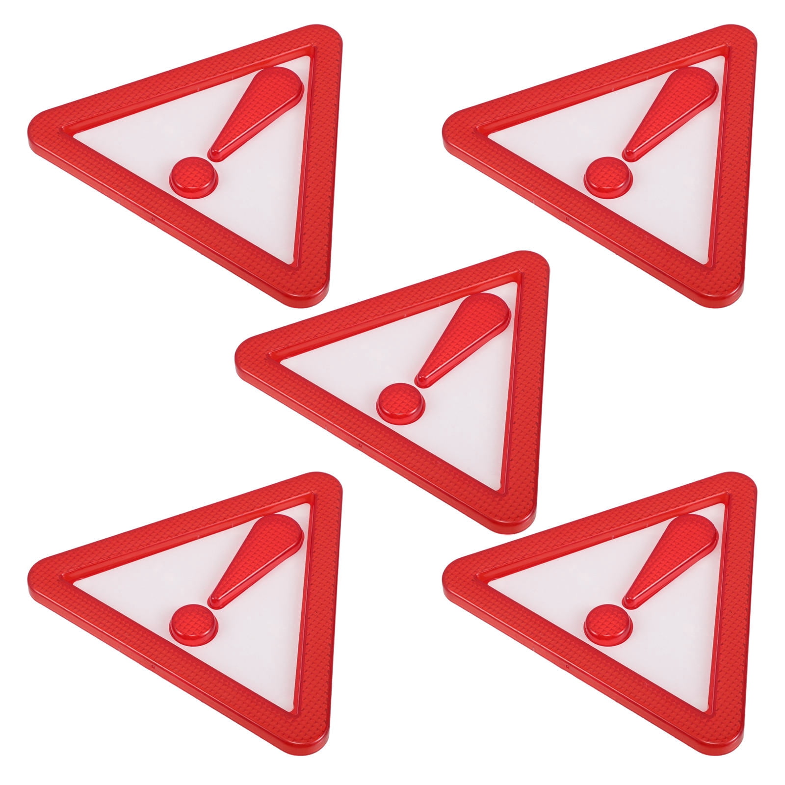 BESTYASH 5Pcs Red Plastic Reflective Stickers for Trucks Car Bumper ...