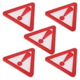 BESTYASH 5Pcs Red Plastic Reflective Stickers for Trucks Car Bumper ...