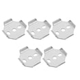 BESTYASH 5Pcs Towel Rack Anchor Plate Stainless Steel Base for Bathroom ...