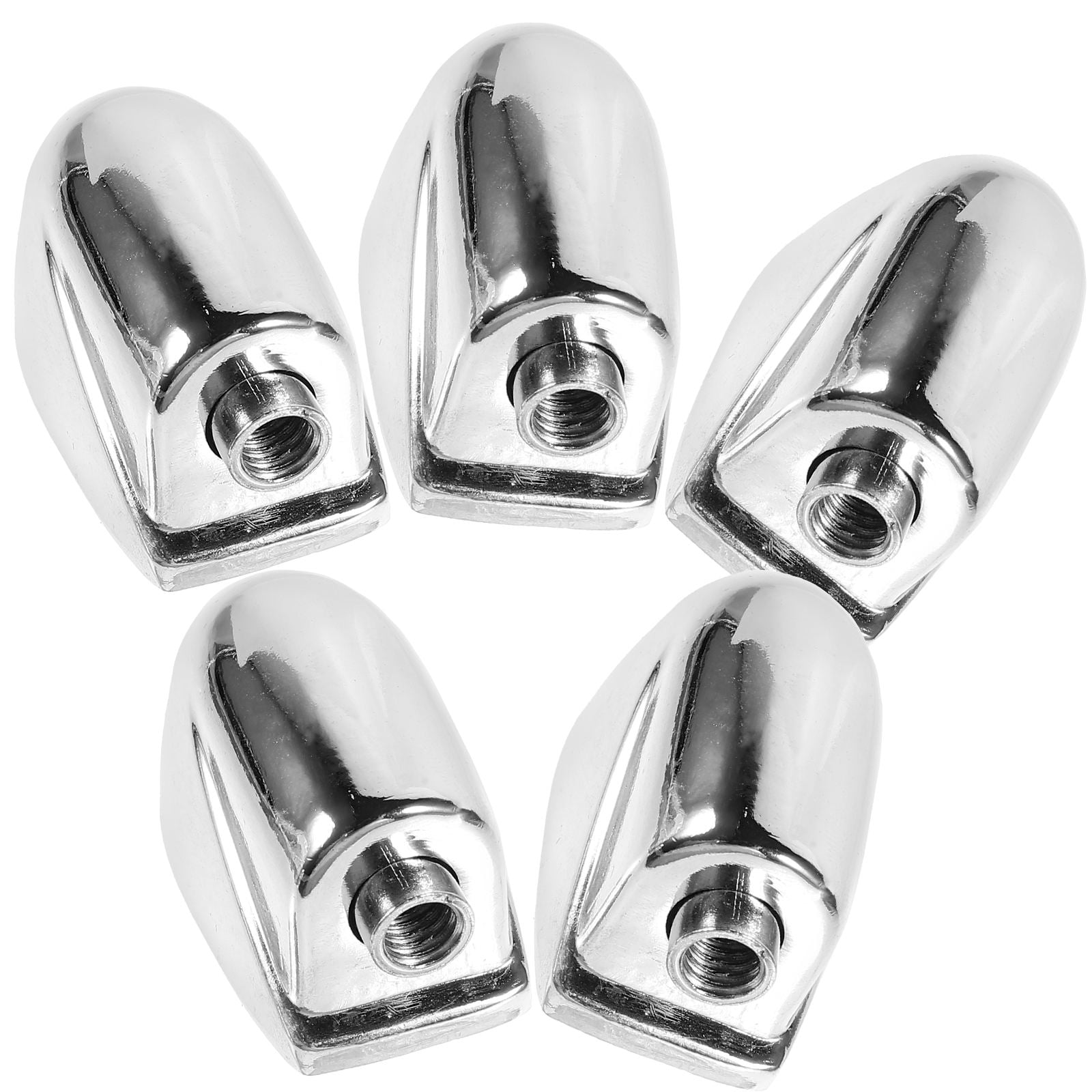 BESTYASH 5Pcs Single End Drum Lug Claw Hook Plated Silver Suitable for ...