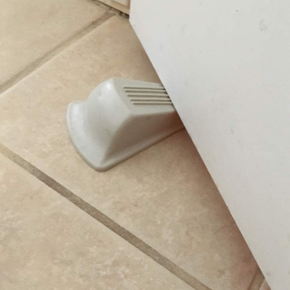 BESTYASH 5Pcs White Rubber Door Wedge Stop for Home Use Prevents Door ...