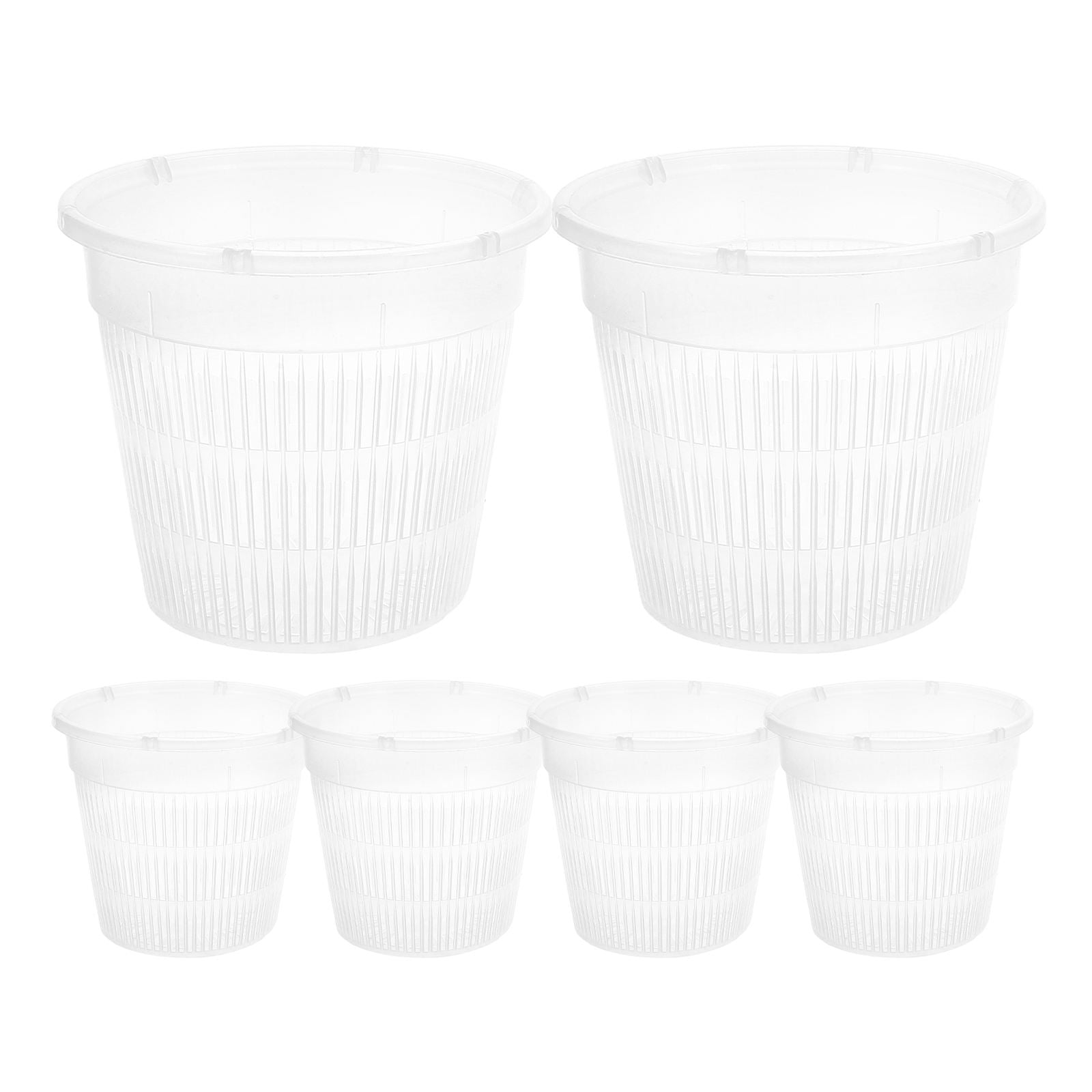 BESTYASH 6 Sets Nursery Pots Variety Pack Transparent Flower Pots For ...
