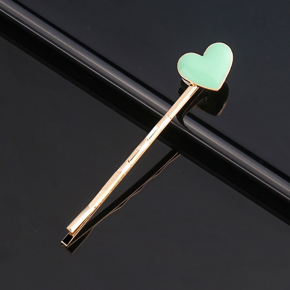 BESTYASH 6Pcs Alloy Heart Bobby Pins Stylish Hairpins for Party ...