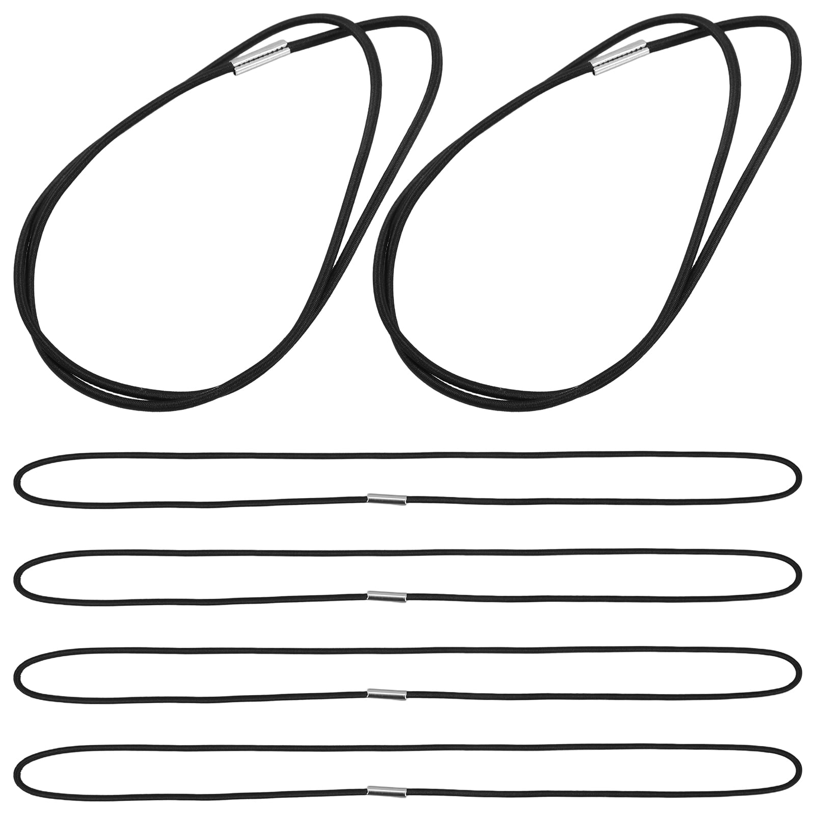 BESTYASH 6Pcs Black Elastic Garbage Straps Adjustable Bands for Home ...