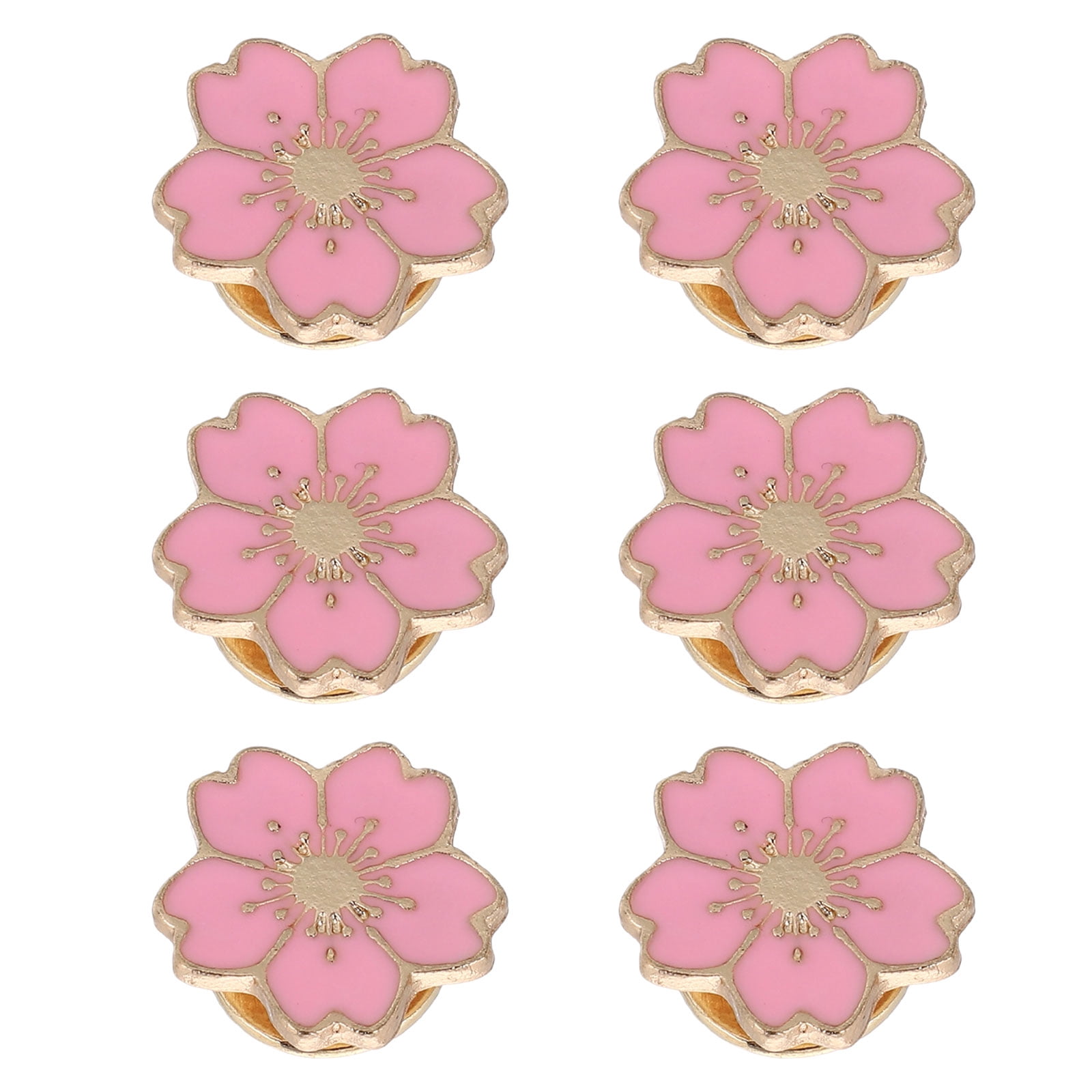 BESTYASH 6-Pack Cherry Blossom Brooch Set Enamel Floral Lapel Pins for ...
