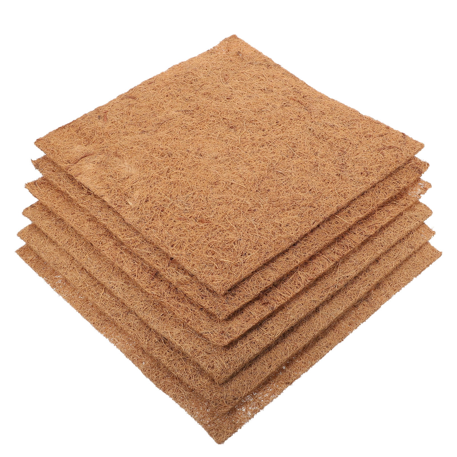 BESTYASH 6Pcs Coconut Fiber Pet Mats for Reptiles Chicken Breeding Soft ...