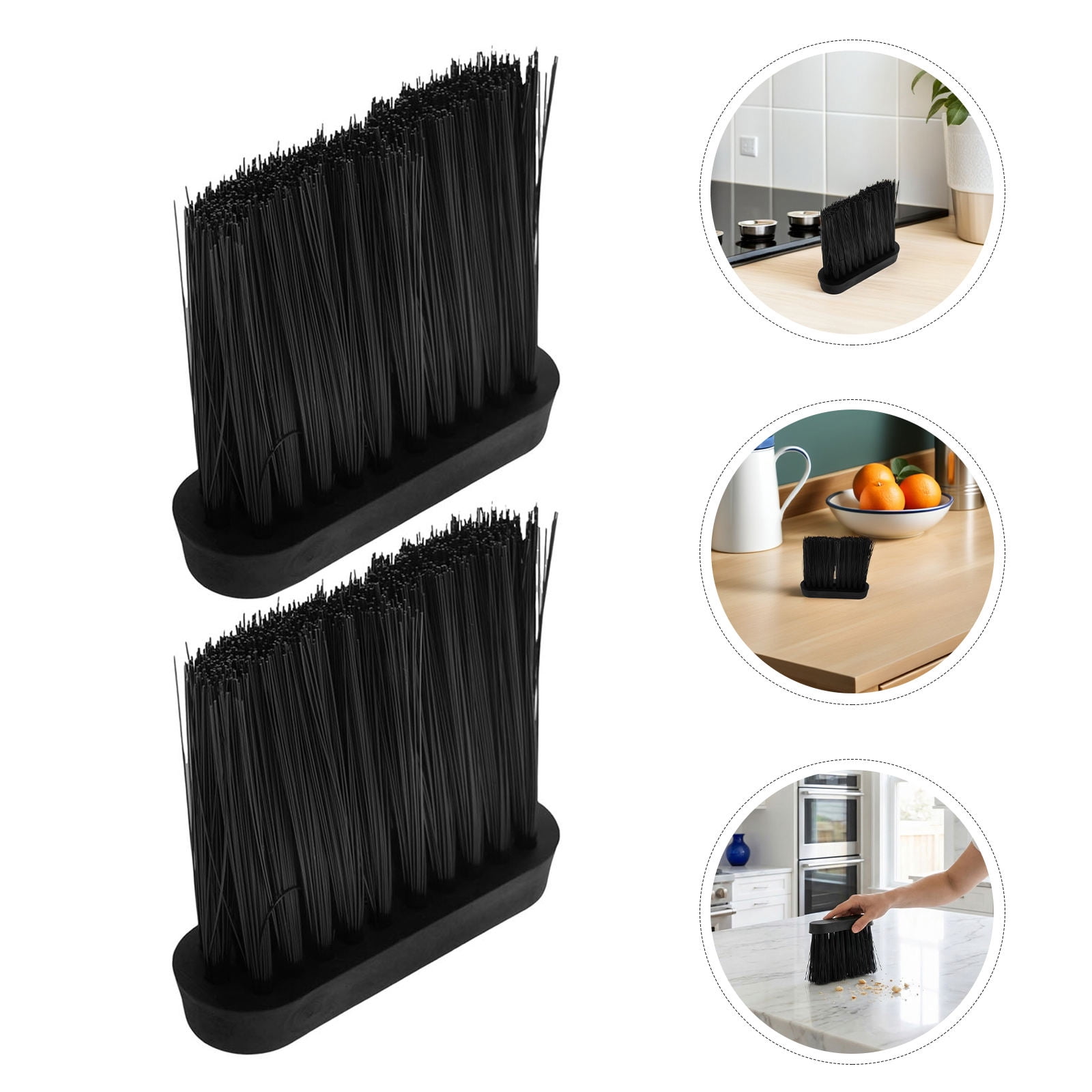 BESTYASH 6Pcs Fireplace Brush Head Replacement Compatible with Hearth ...