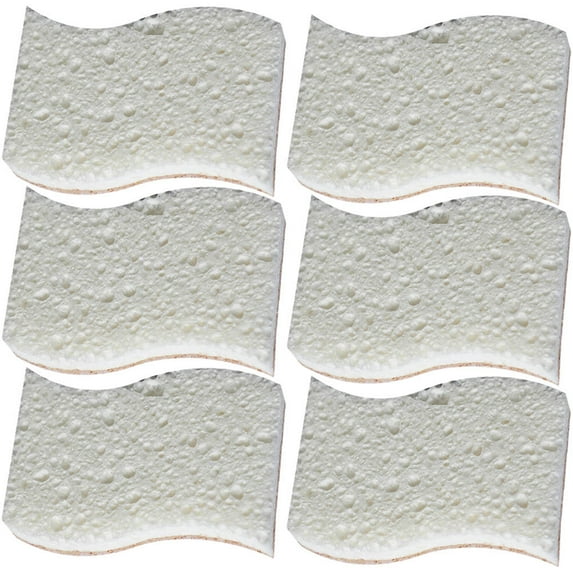 BESTYASH 6Pcs Household Dish Sponge Double Sided Scrubbing Sponge White ...
