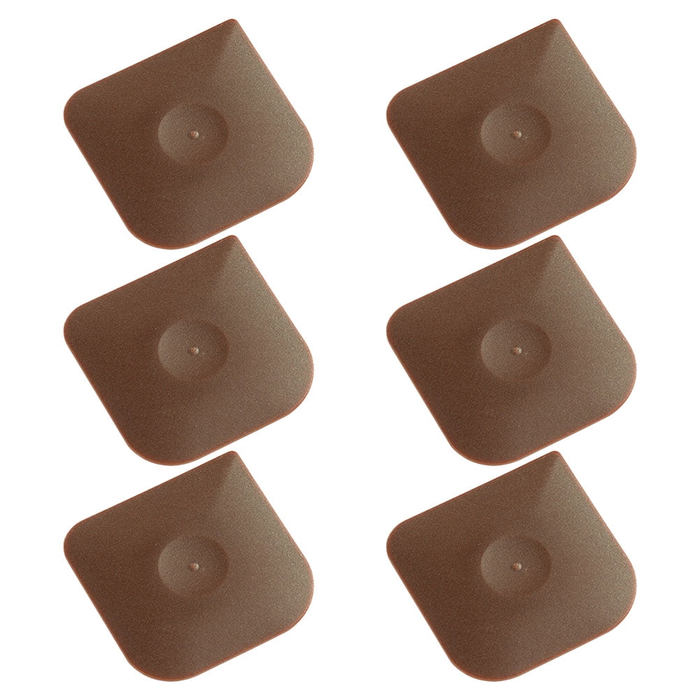 BESTYASH 6Pcs Multifunctional Plastic Dish Scraper Set Coffee Color ...