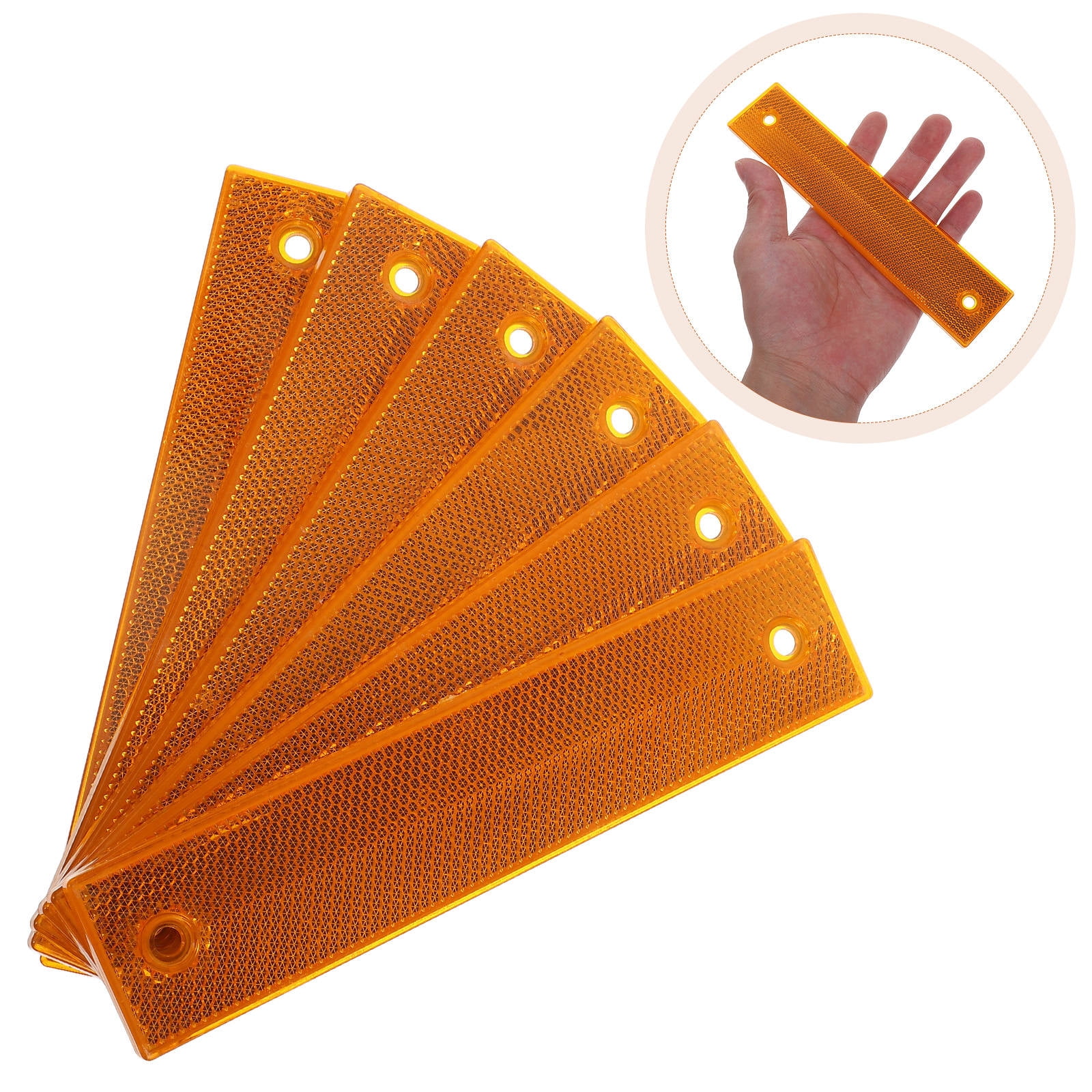 BESTYASH 6Pcs Outdoor Reflective Traffic Warning Panels for Roads and ...