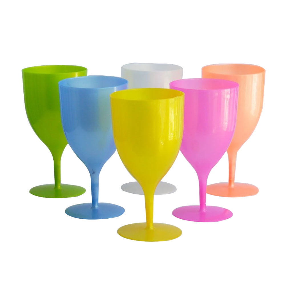 BESTYASH 6Pcs Party Goblet Assorted Cup for Friends Picnic - Walmart.com