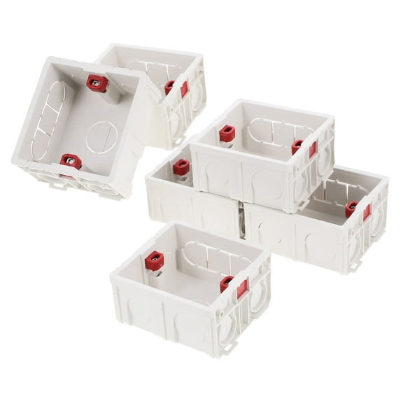 BESTYASH 6Pcs Square Exposed Work Power Outlet Electrical Outlet Box ...