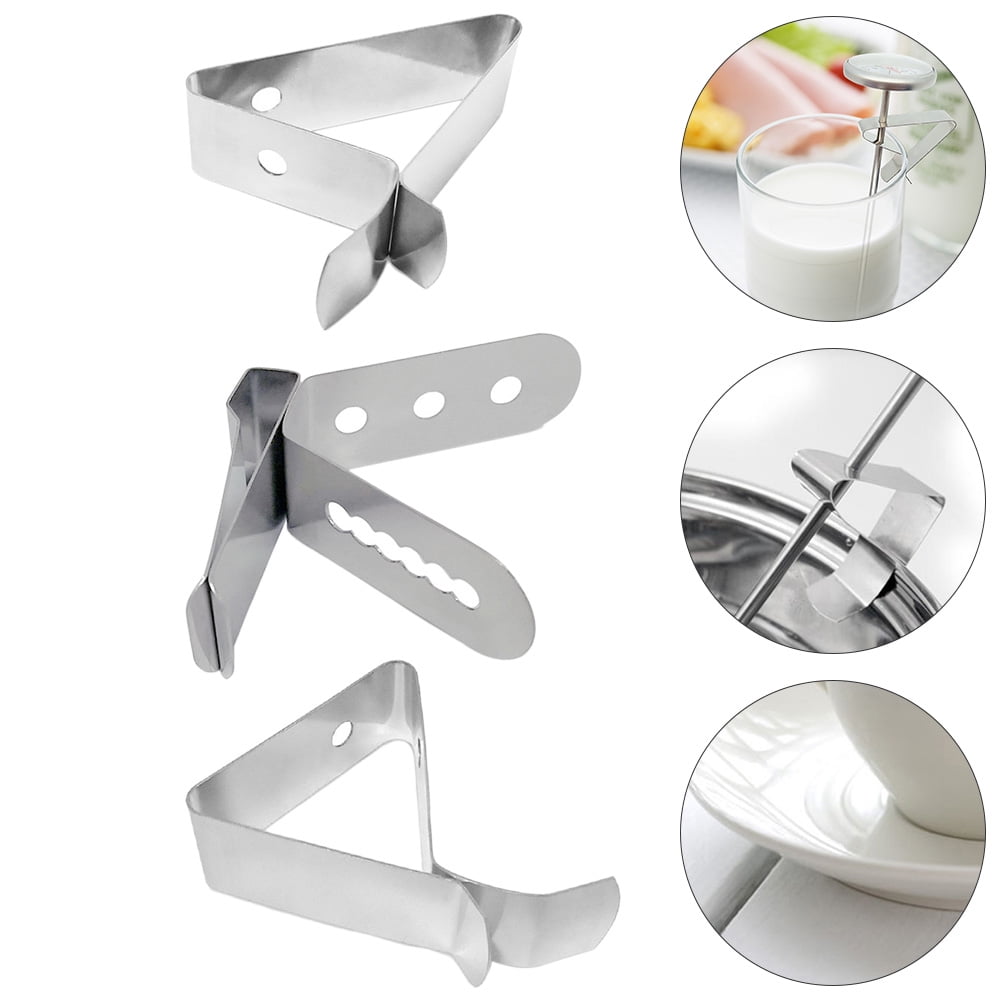 BESTYASH 6Pcs Stainless Steel Thermometer Probe Clip Holder for Coffee ...