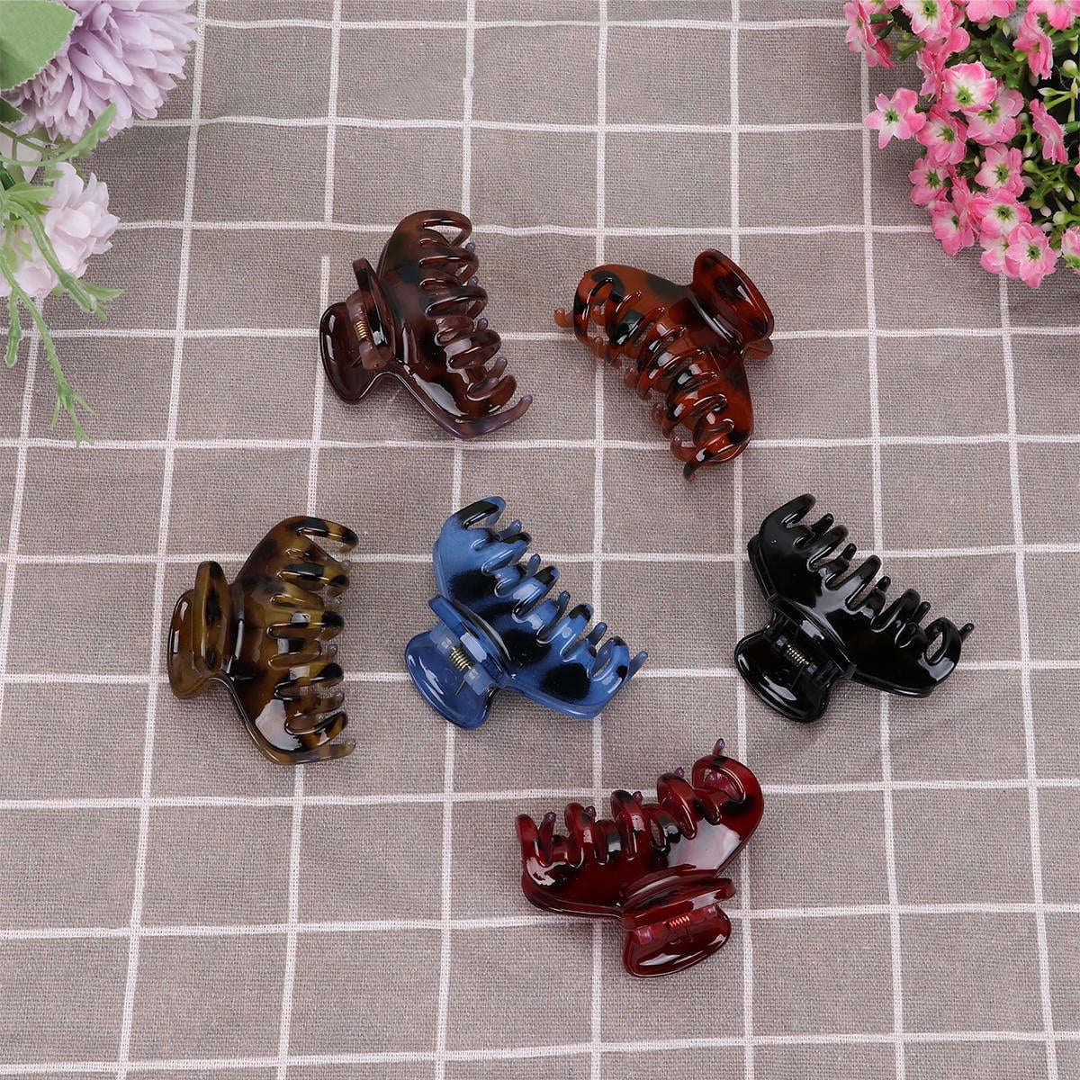 BESTYASH 6-Pack Hair Clips Assorted Colors, Stylish Hair Accessories ...