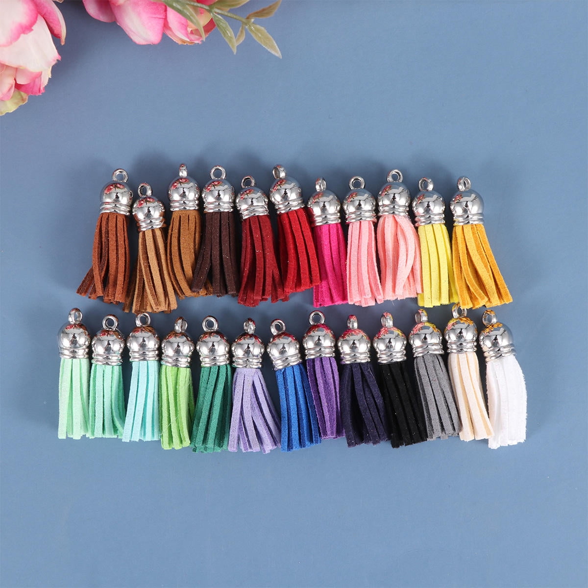 BESTYASH 72Pcs Acrylic Keychain DIY Tassels for Cellphones Fashion ...