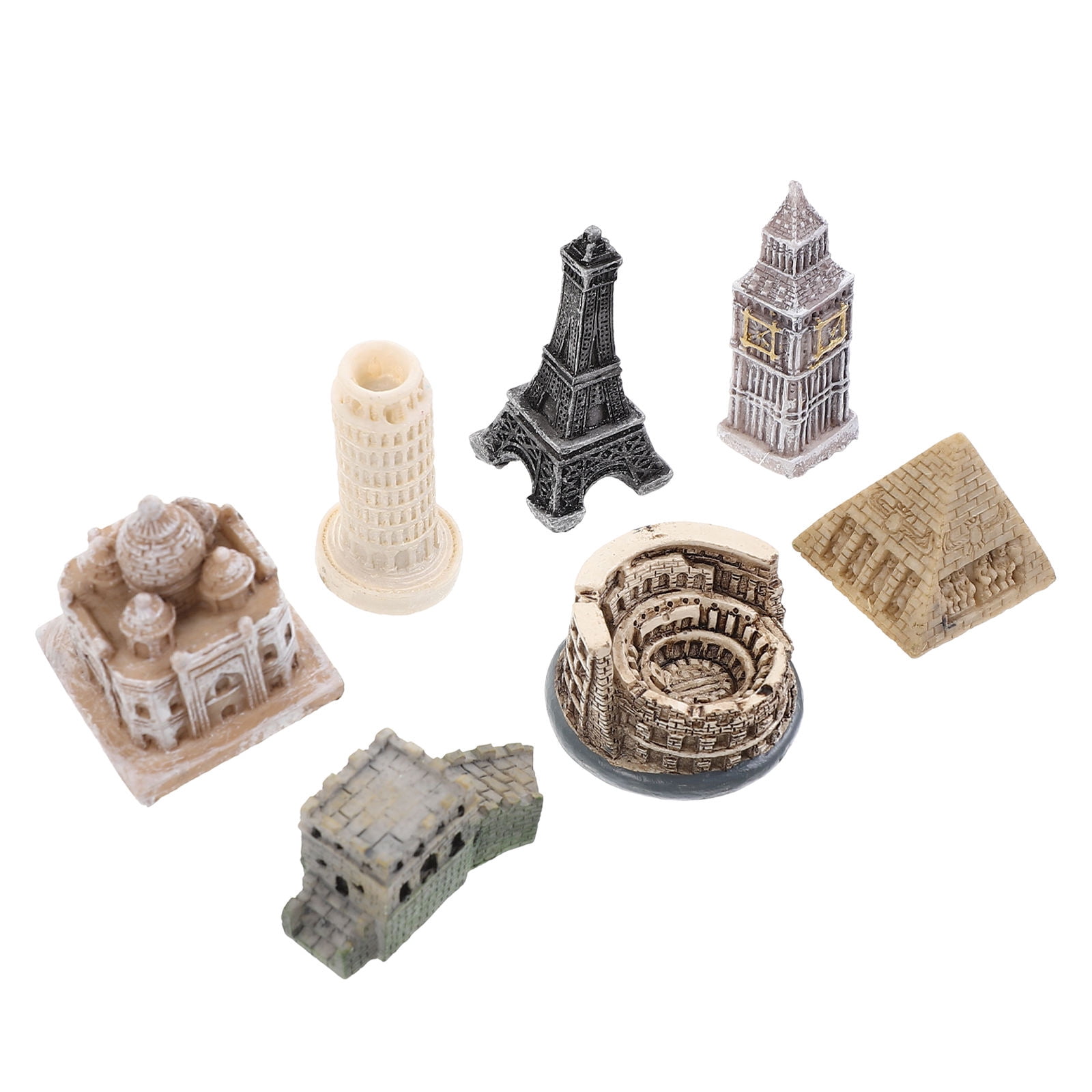 BESTYASH 7Pcs Resin London Architecture Model Kits for Home Decoration ...
