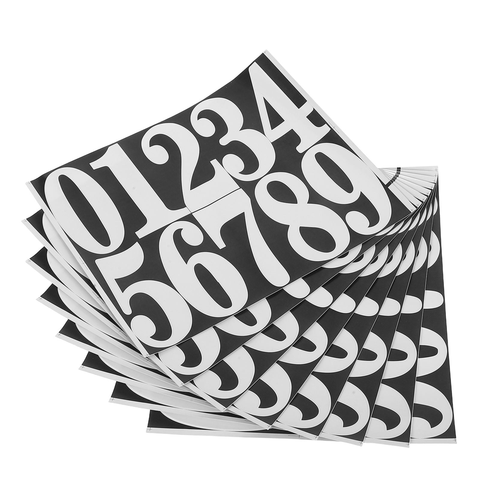 BESTYASH 8 Sets Numbers for Address on House White Paper Weather ...