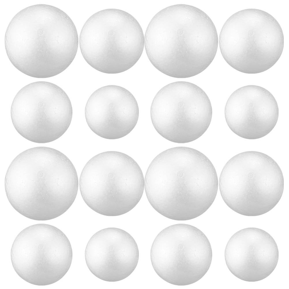 BESTYASH 80Pcs Foams Sphere White Ideal for Christmas Craft Materials ...