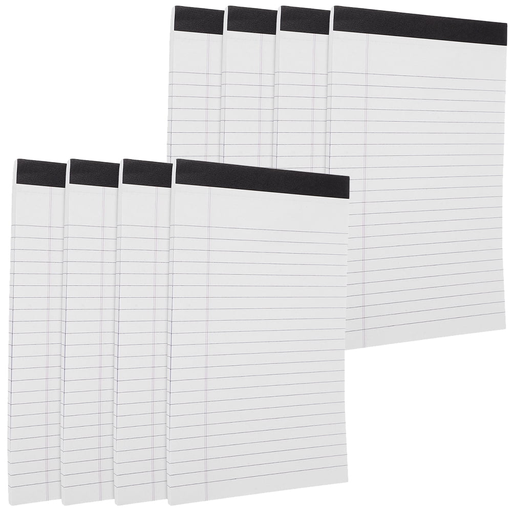 BESTYASH 8Pcs A5 Notepad White Pocket Size Paper Notepad Portable Memo ...