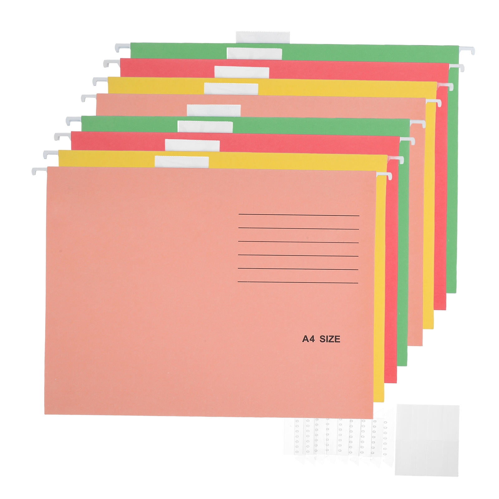 BESTYASH 8Pcs Assorted Color Paper File Folder for Office Use with Wide ...