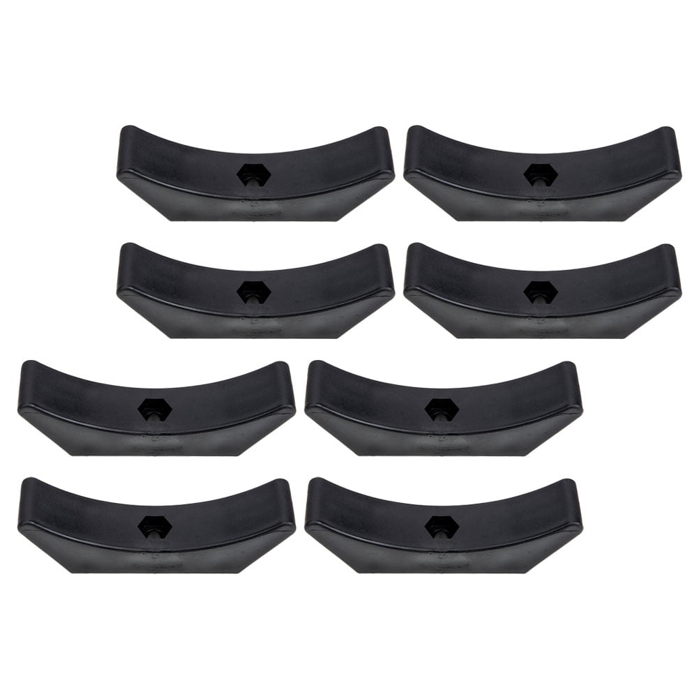 BESTYASH 8Pcs Bar Bell Pad Black Plastic Dumbbell Holder for Stable ...