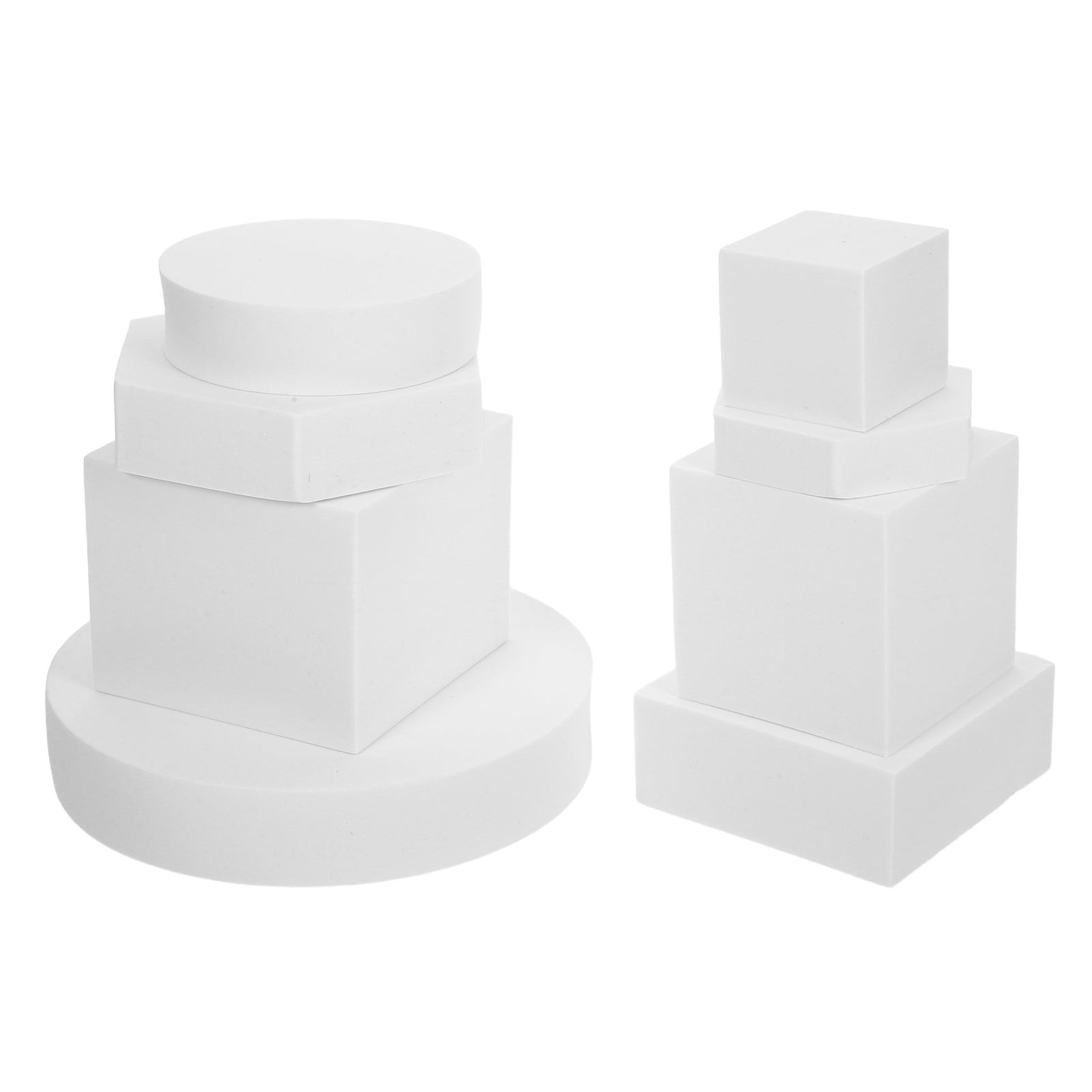 BESTYASH 8Pcs Boudoir Photography Props White Geometry Cube Photography ...
