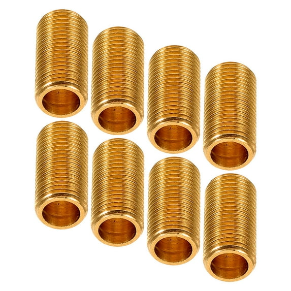 BESTYASH 8Pcs Copper Lamp Rod Adapters Threaded Brass Hardware for ...