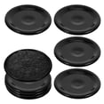 BESTYASH 8Pcs Furniture Coasters Cup Round Black Anti Slid For Office ...