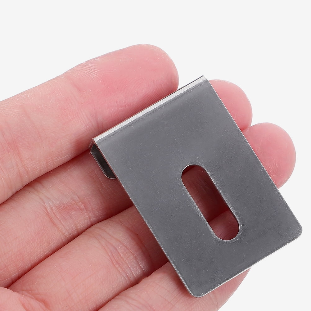 BESTYASH 8Pcs Metal Mirror Clips for Frameless Mirror Wall Mounting ...