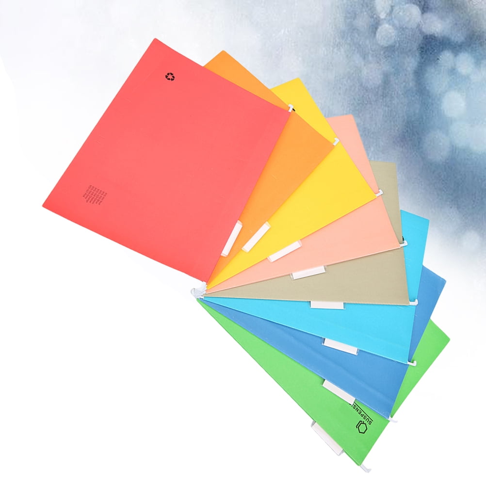 BESTYASH 8Pcs Office Hanging File Holder Paper Folder Document ...