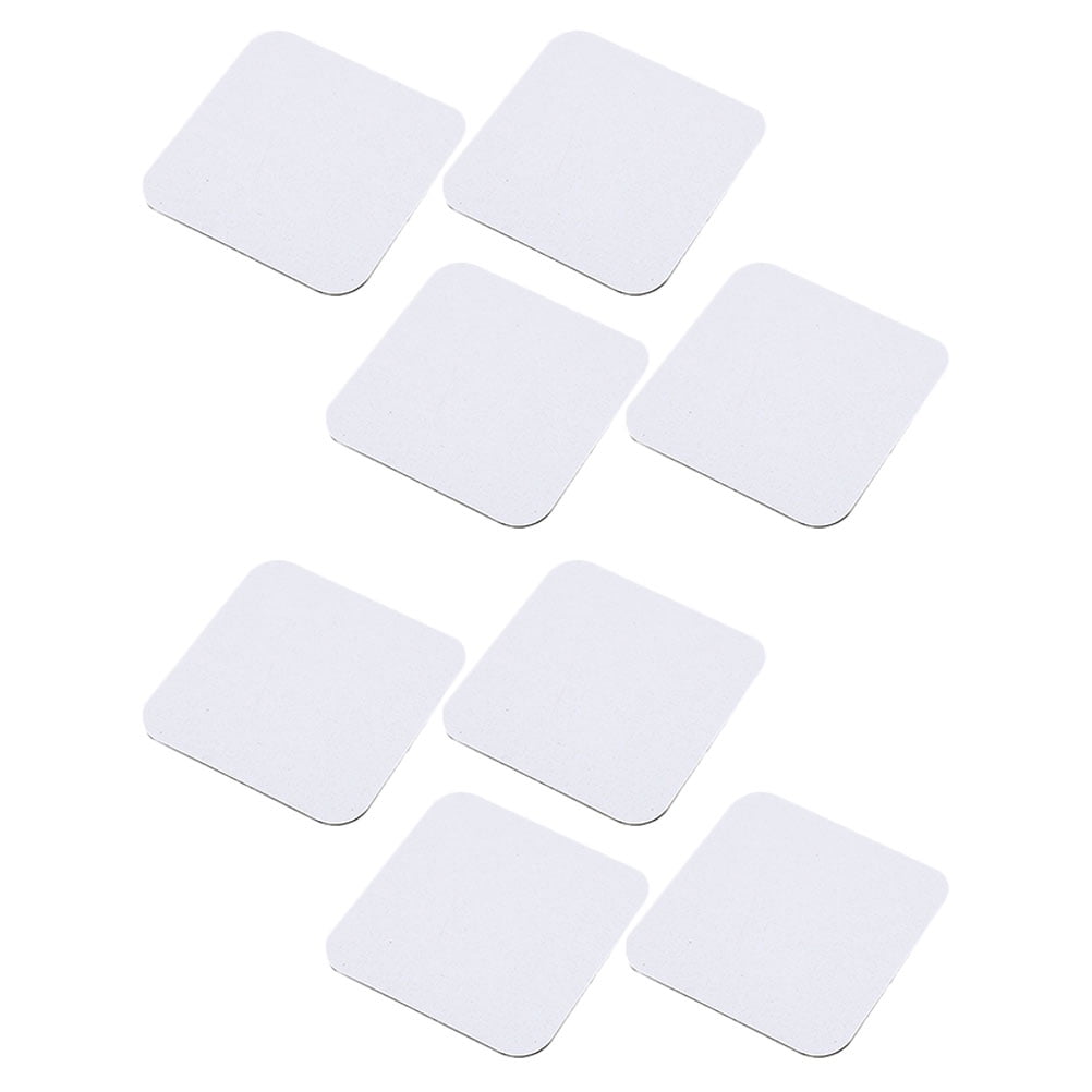 BESTYASH 8Pcs Sublimation Blank Fridge Magnets White Magnetic Blanks ...