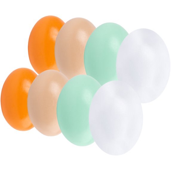 BESTYASH 8pcs Unfinished Smooth Paintable Eggs for DIY Home Party ...