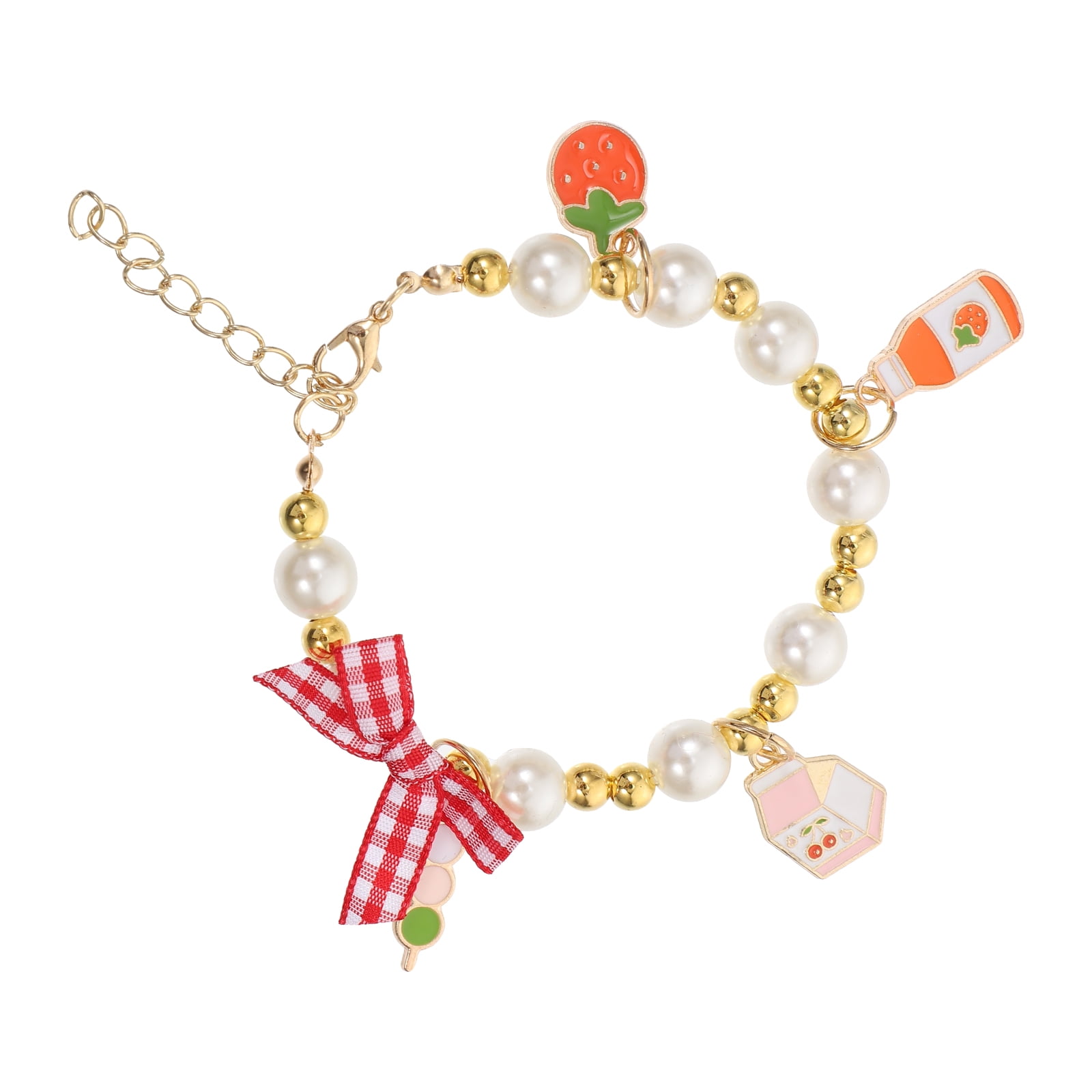 BESTYASH Adjustable Cat Collar with Pearls Design for Small Pets ...
