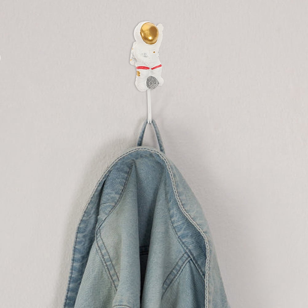 BESTYASH Astronaut Wall Hook Self Adhesive Resin Coat Hanger Decorative ...