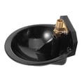 BESTYASH Auto Pouring Design Water Feeder Black Bowl Shaped Cattle 1Set ...