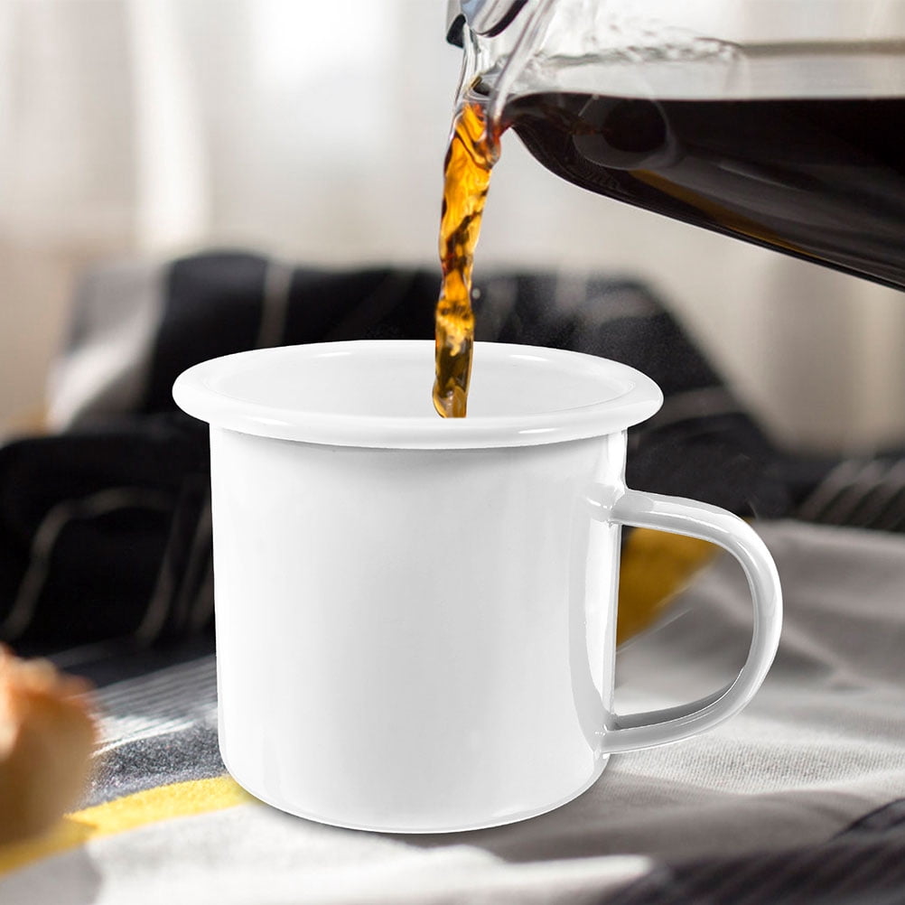 BESTYASH Back to School 1Pcs Vintage Enamel Coffee Mug For Picnic And ...