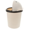 BESTYASH Bear Shaped Wastebasket with Odor Sealing Lid for Bedroom ...