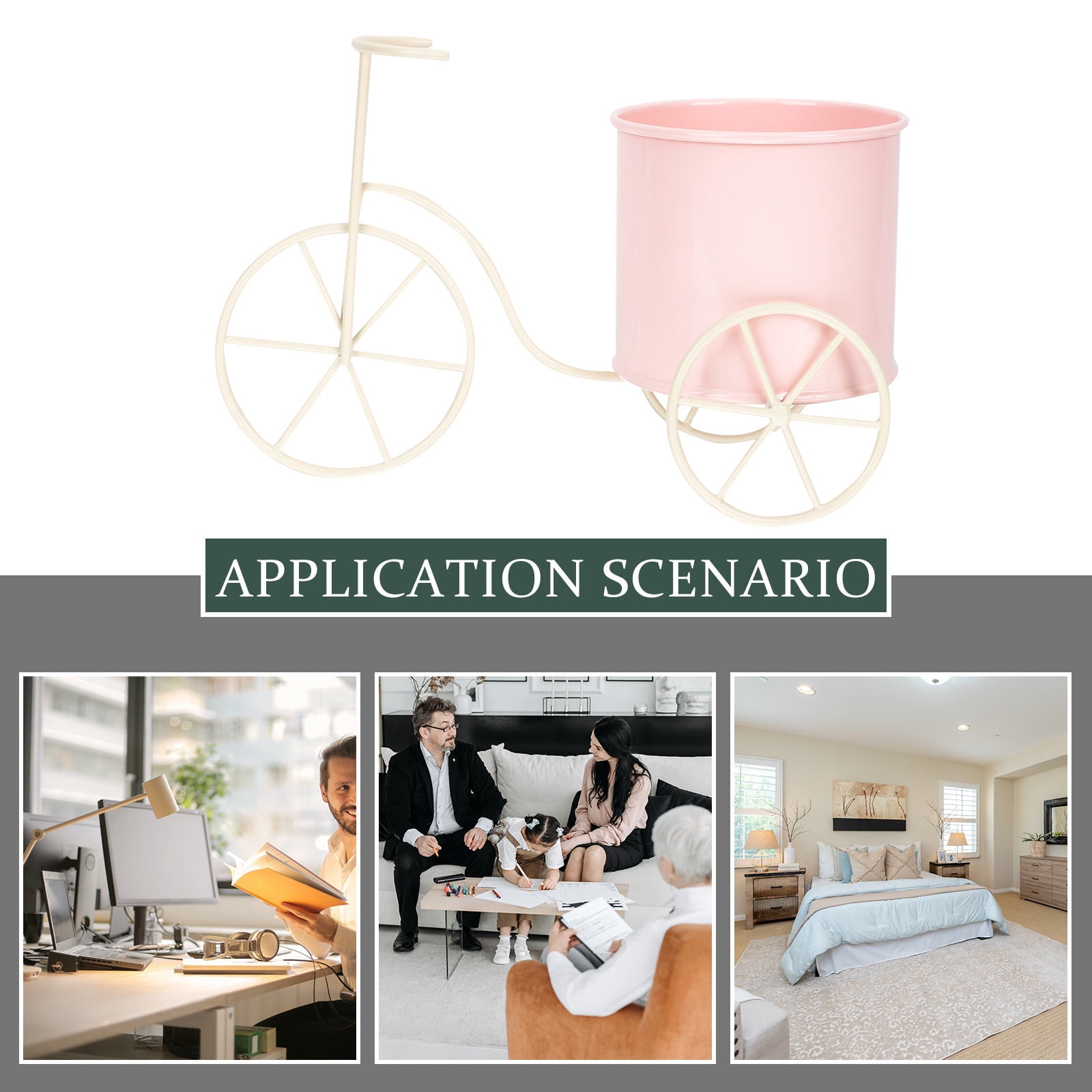 BESTYASH Bike Shape Pen Holder Metal for Home Decor 1Pack - Walmart.com