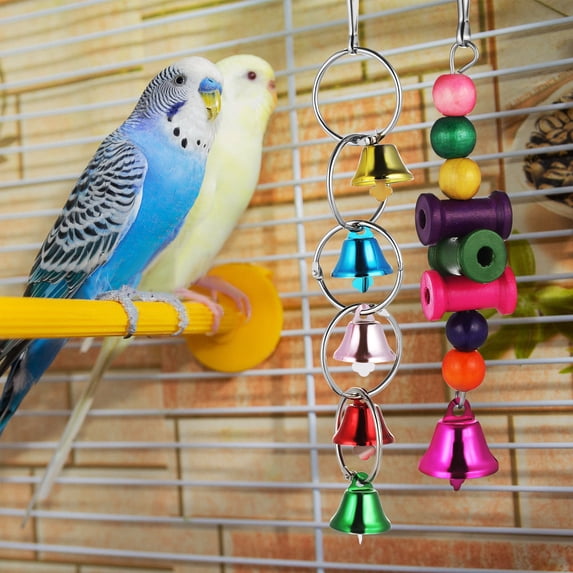 BESTYASH Birdcage Swing with Wind Chime and Hammock for Interactive ...
