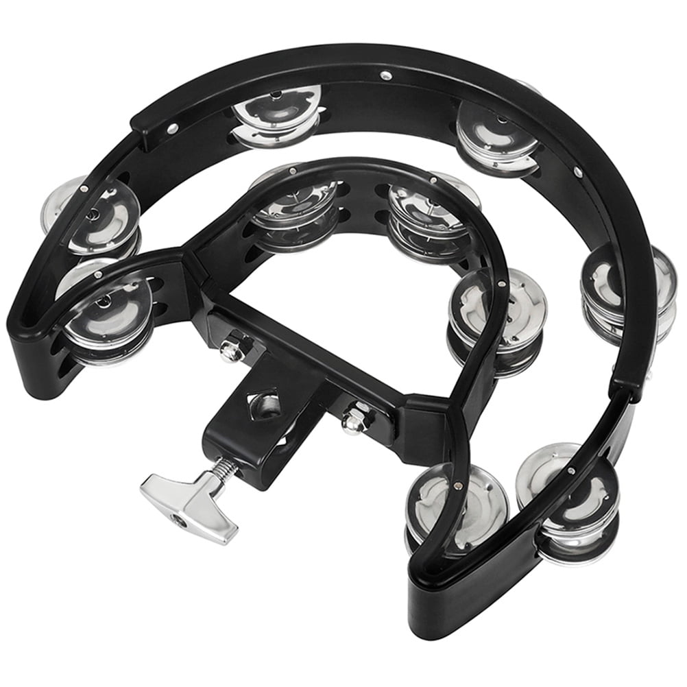 BESTYASH Birthdays Tambourine Hand Bell Toy ABS Black 1Pack - Walmart.com