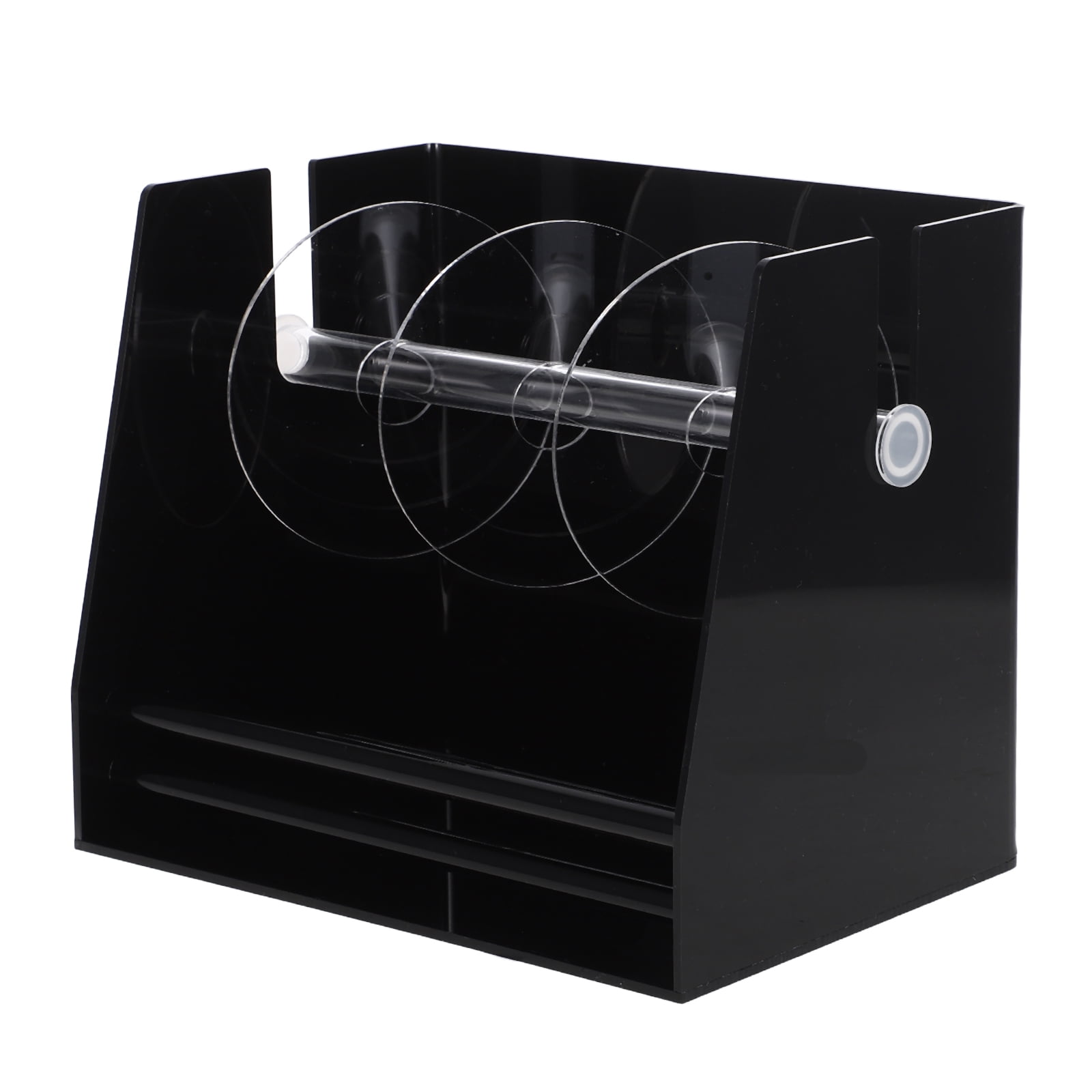 BESTYASH Plastic Acrylic Label Dispenser for Sticker Rolls with Easy ...